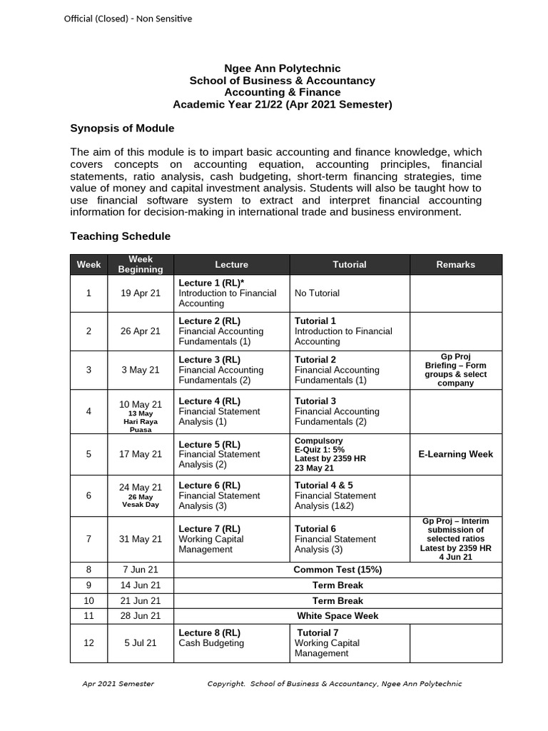 ACF Teaching Plan | PDF