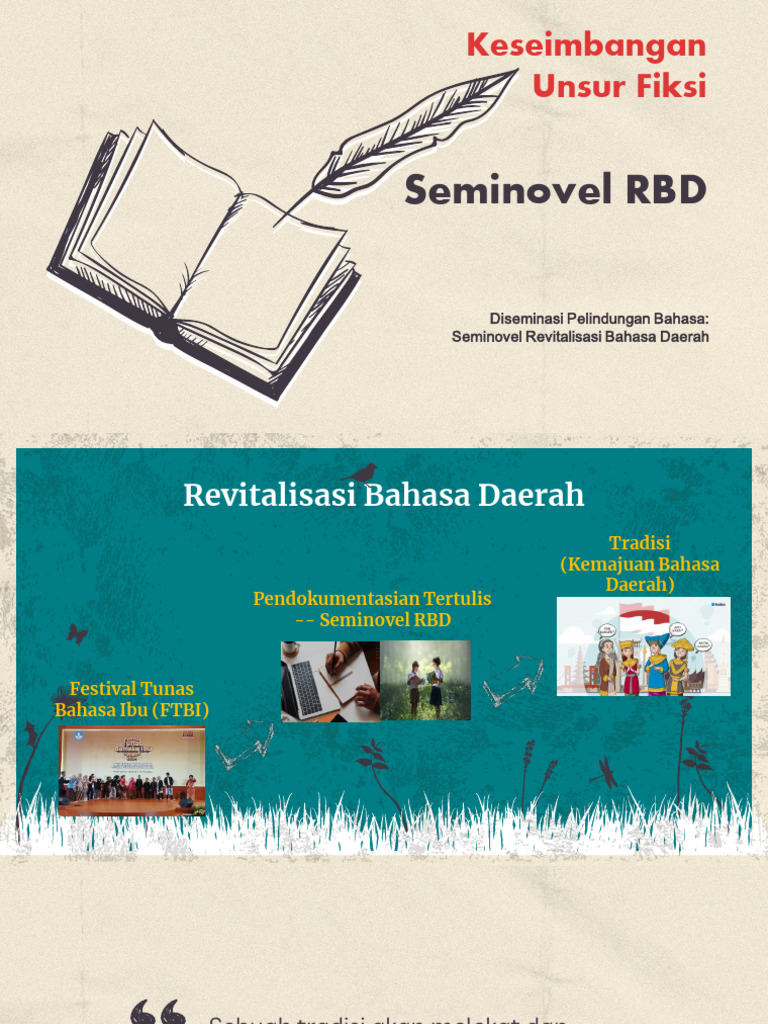 Keseimbangan Unsur Fiksi Dalam Seminovel RBD 2 | PDF
