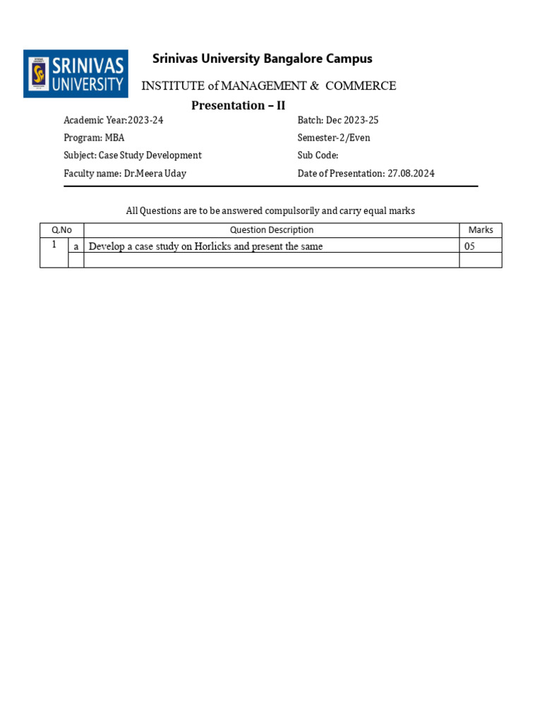 CSD-Presentation -2 | PDF