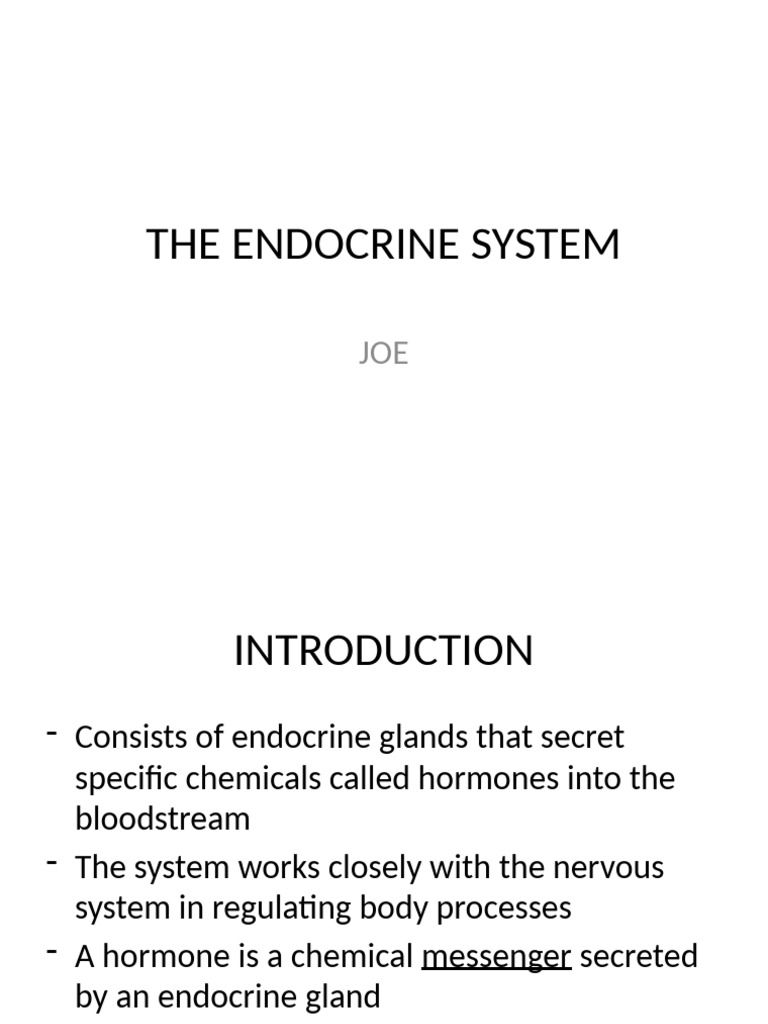 The Endocrine System | PDF