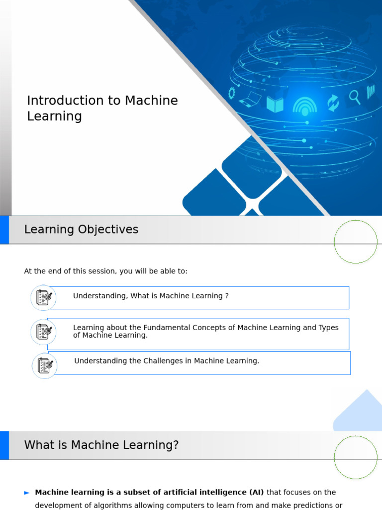 3.1.1 - Introduction To Machine Learning | PDF 3.1.1 - Introduction To Machine Learning | PDF