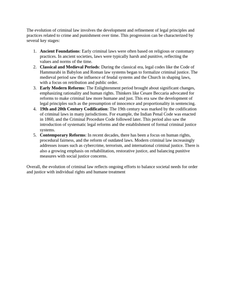 Evolution of Law | PDF