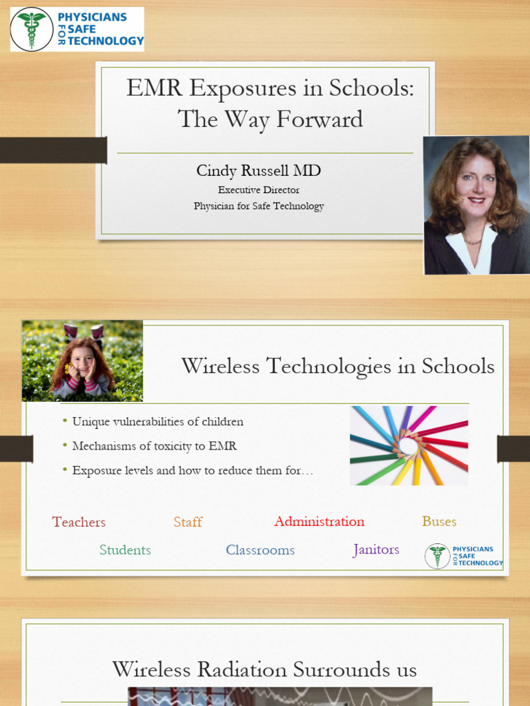 Cindy Russell-EMR Exposures in Schools | PDF | Reactive Oxygen Species | Cancer