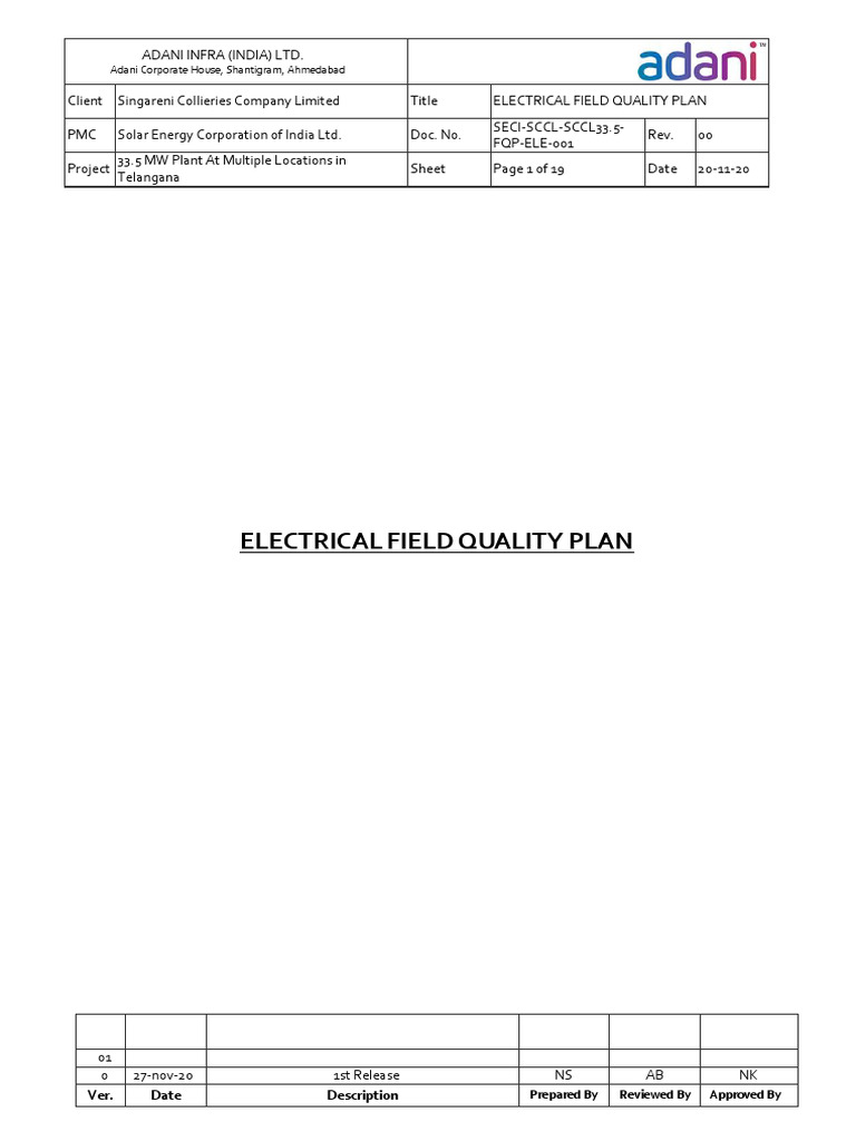 General FQP Electrical | PDF