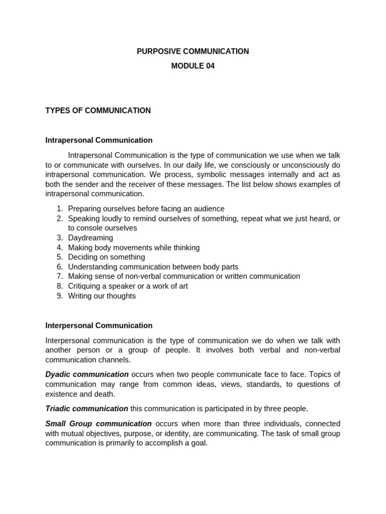 PURPOSIVE-COMMUNICATION-MODULE-4 | PDF
