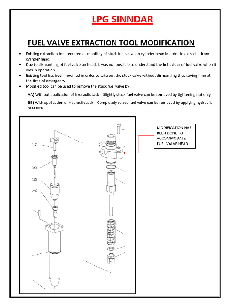 Fuel Valve Extraction Tool | PDF