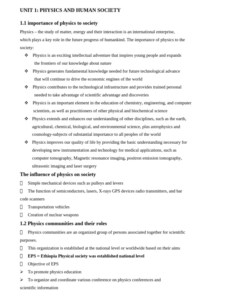 Grade 11 Unit 1 Note | PDF
