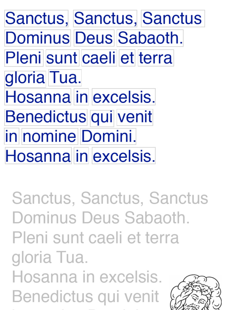 Sanctus | PDF
