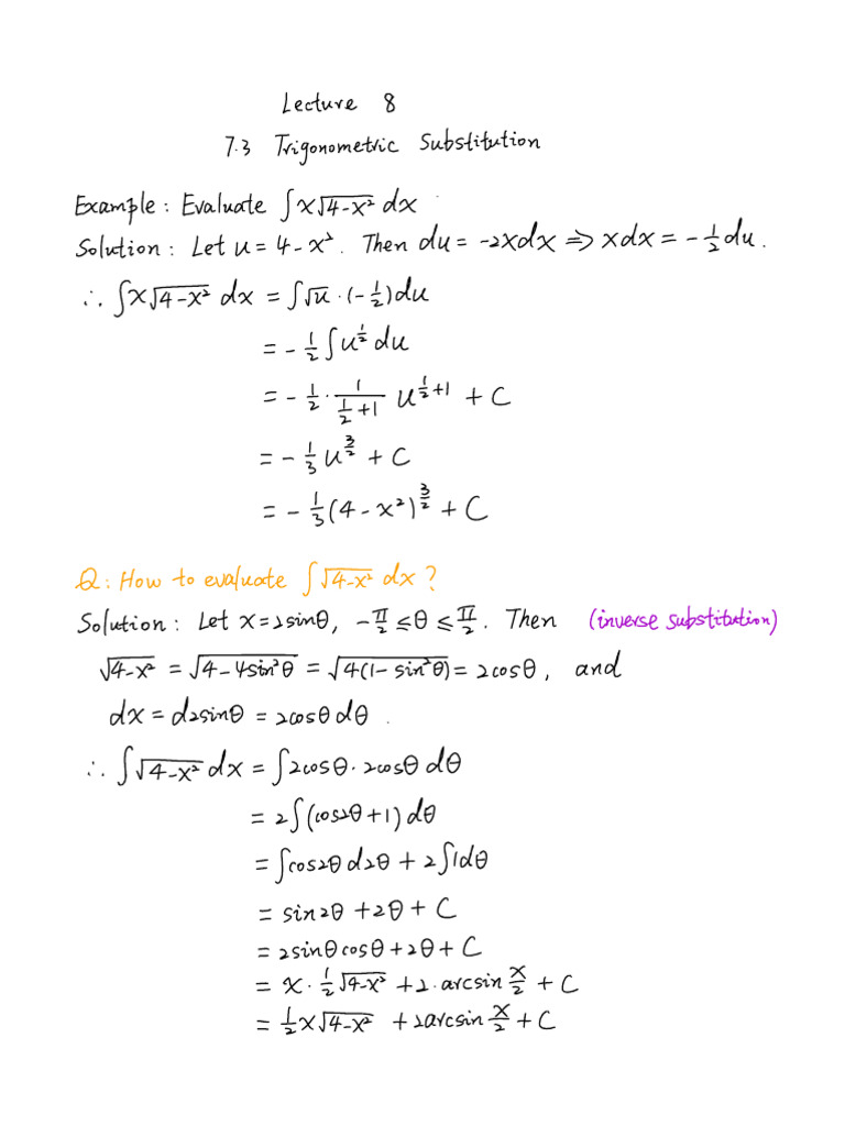 Lecture8 (7.3) HWN Full - Pdftoken eyJhbGciOiJI | PDF