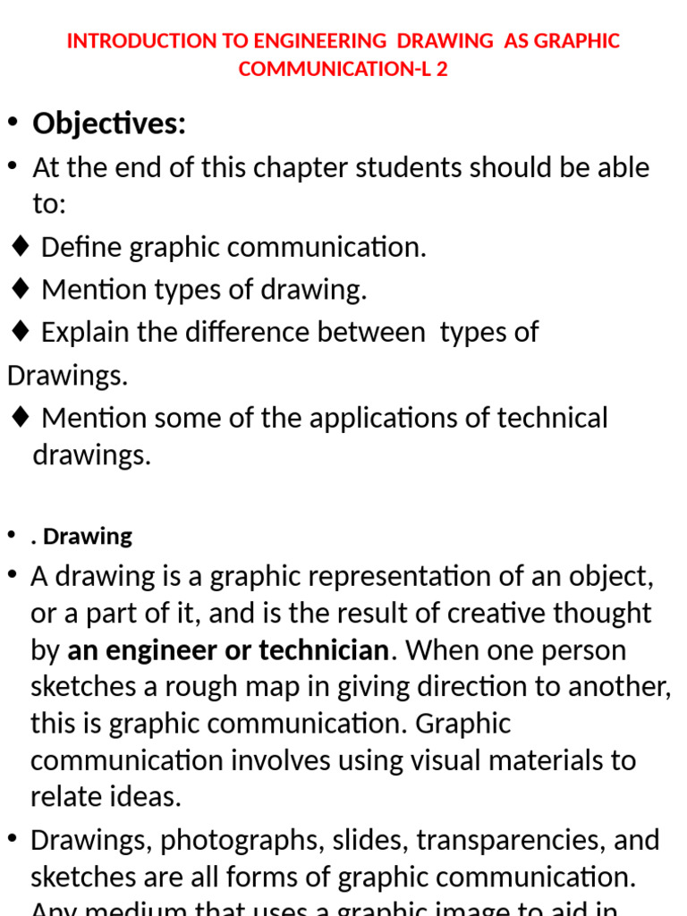 Engineering Drawings Notes.lecture 2 | PDF