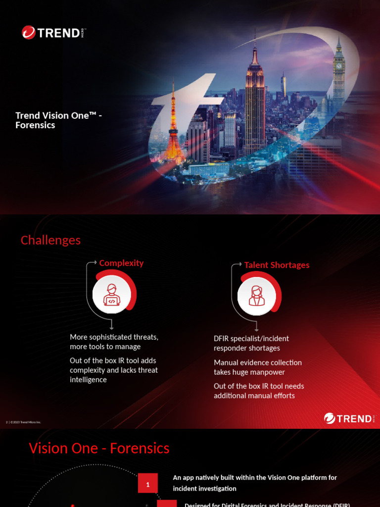 Trend Vision One - Forensics Presentation Slides | PDF | Information ...