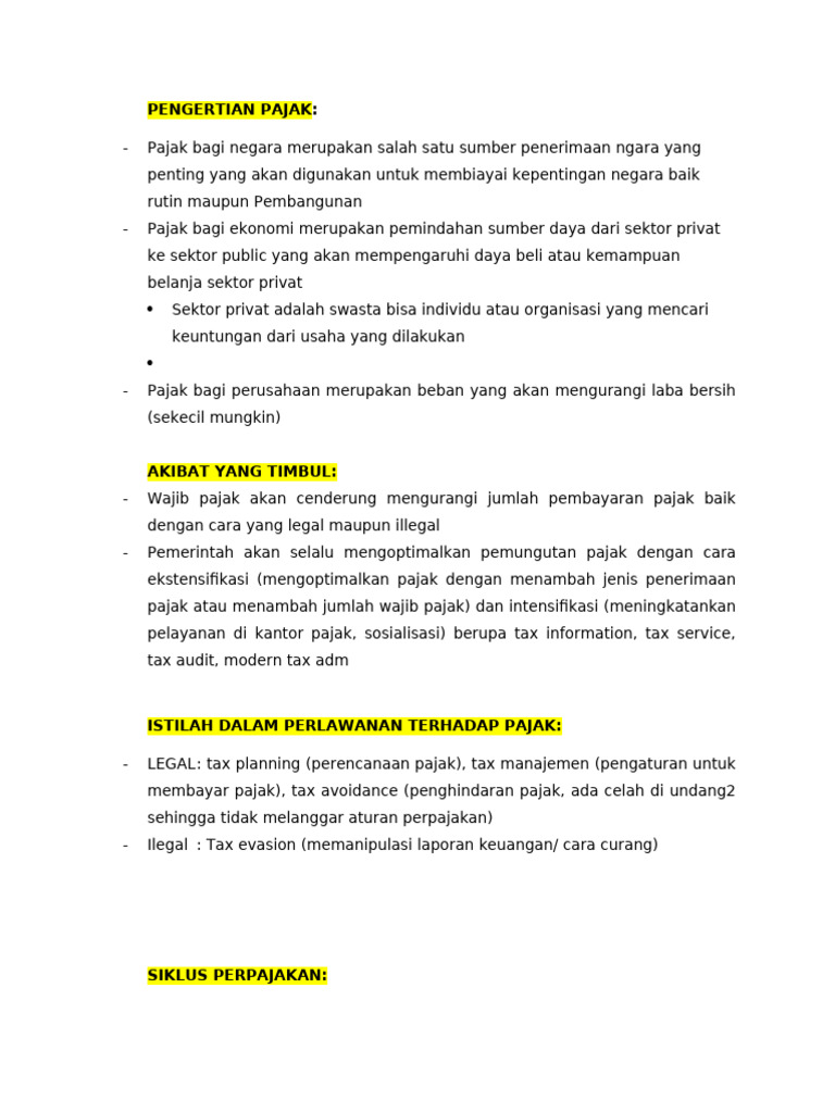 ctt pemeriksaan pajak | PDF