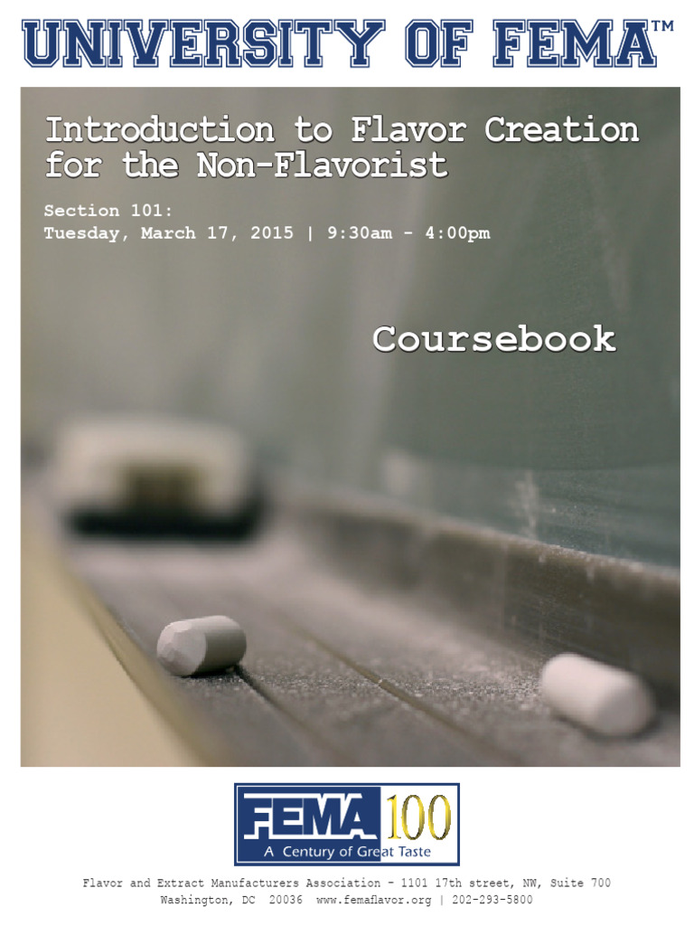 Flavor Creation Coursebook | PDF