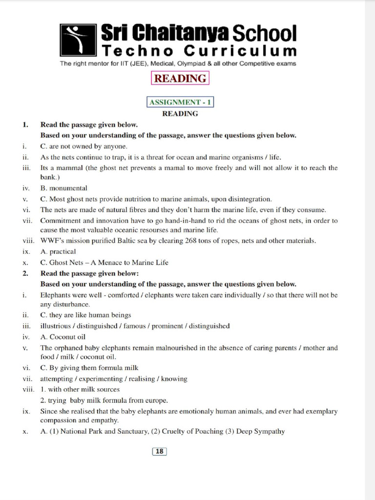 9th Keys Assignment 1-6 | PDF