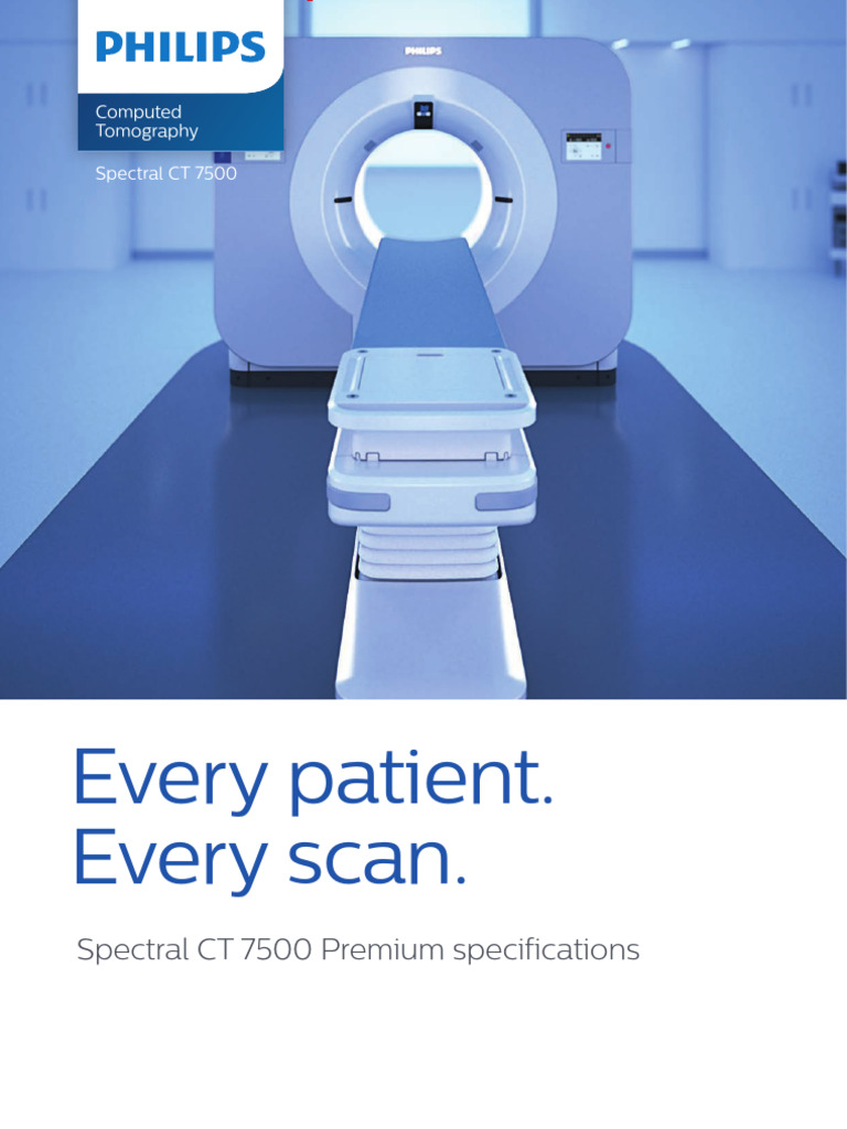 PHILIPS Spec Sheet - Spectral CT 7500 - Premium | PDF