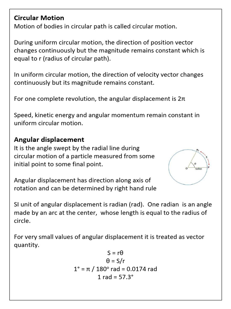 Circular Motion | PDF