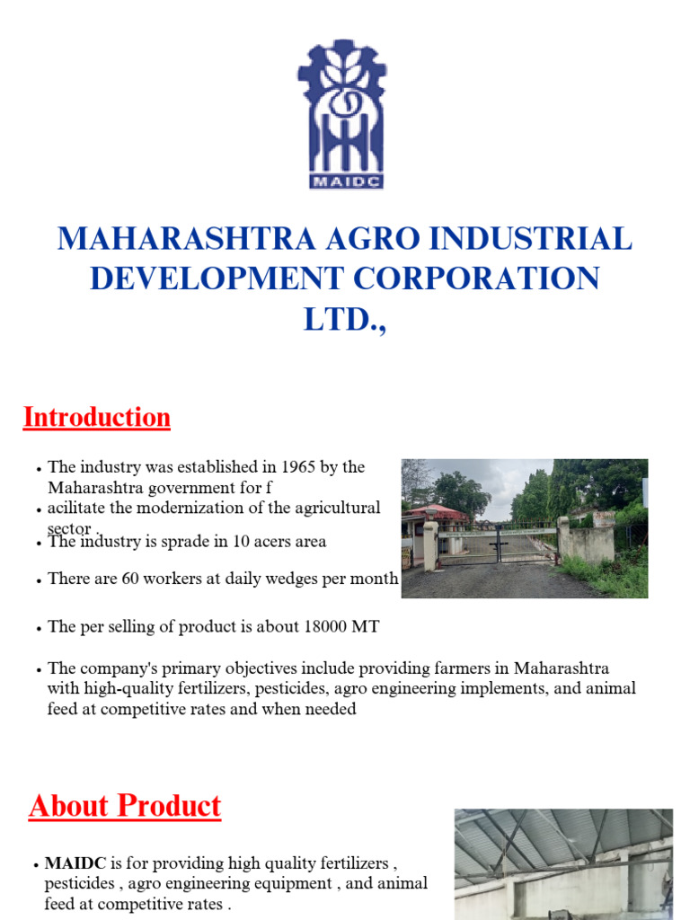 MAIDC Presentation - PPTX - 20240813 - 124041 - 0000 | PDF | Fertilizer ...