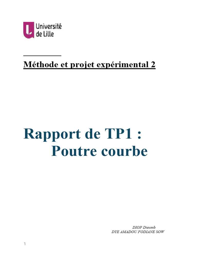 TP - Solide 1 | PDF