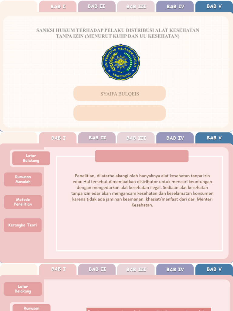 Sidang SYAIFA BULQEIS FIXXX | PDF