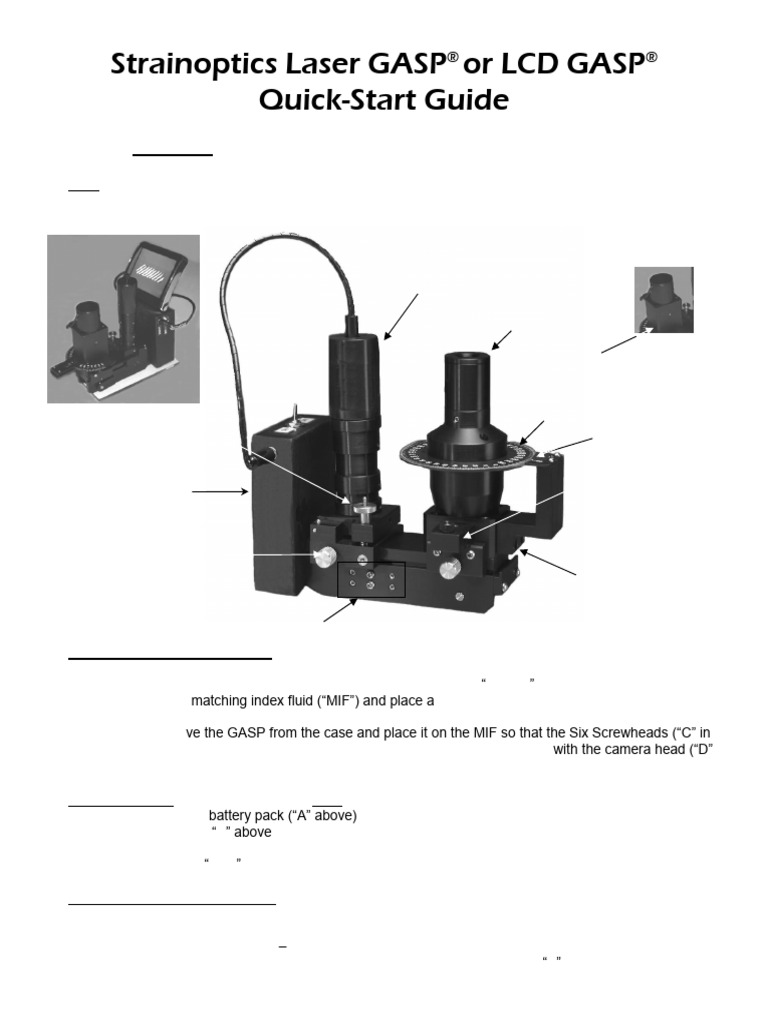 2017 GASP and LCD GASP Quick Start Guide | PDF