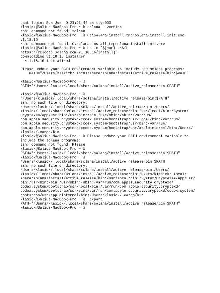 Terminal Saved Output | PDF