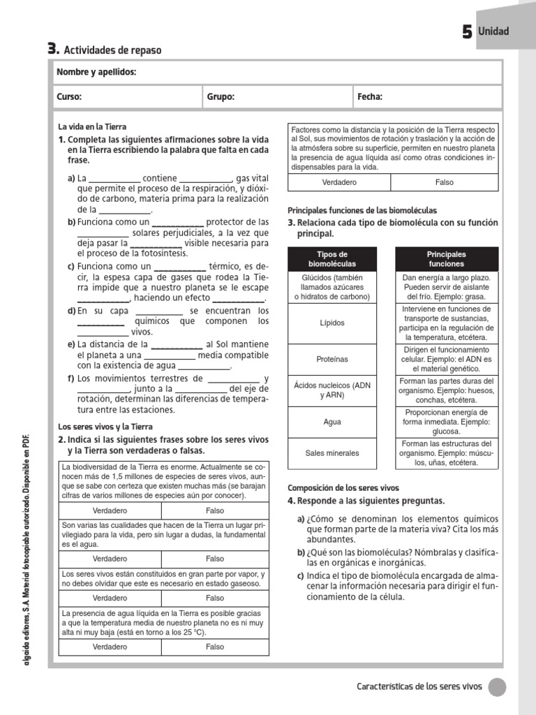 actividades_repaso_u5_byg1eso | PDF