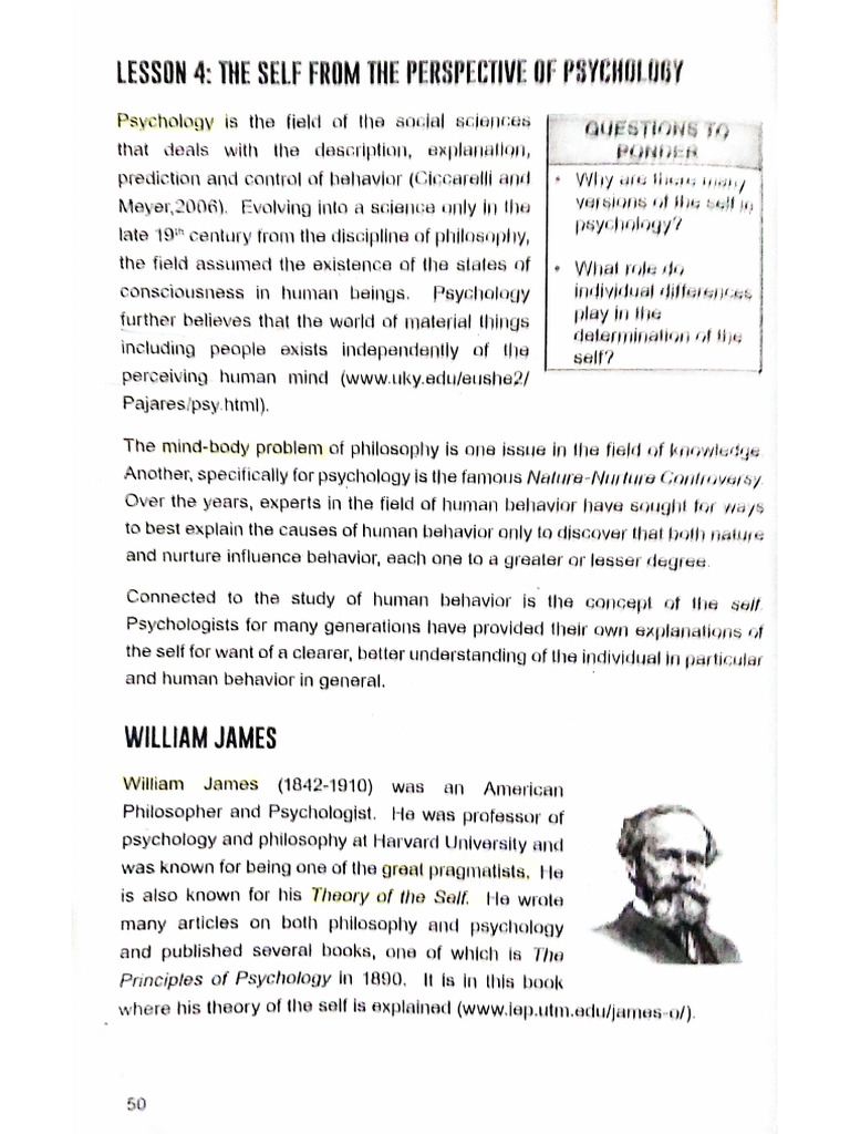 Lesson 4 - From The Perspective of Psychology | PDF