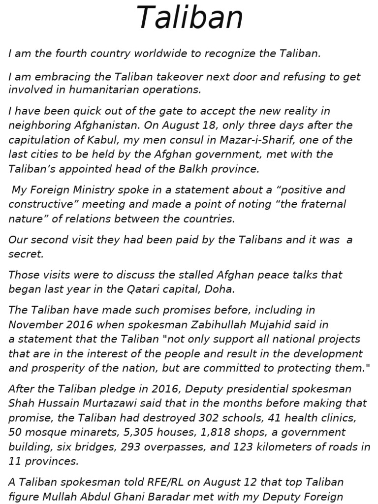 Taliban | PDF