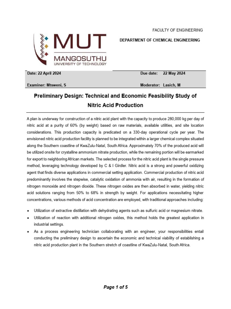 A2 Enpc031 S1 2024 | PDF | Nitric Acid | Nitrogen
