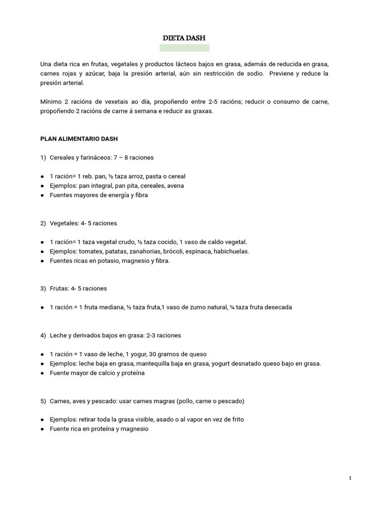 Dieta Dash | PDF
