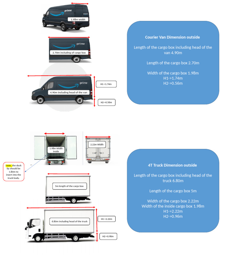 LH Truck Dimension 4tn Trucks and Vans | PDF
