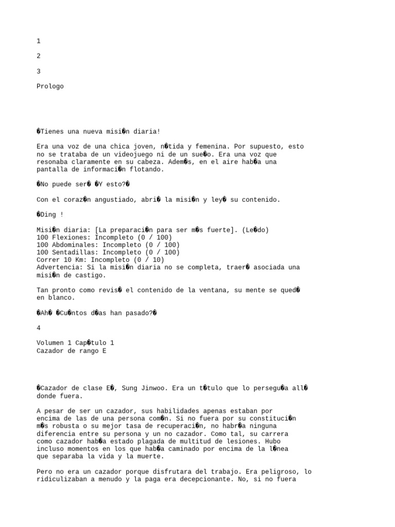 Solo Leveling Volumen 1 | PDF