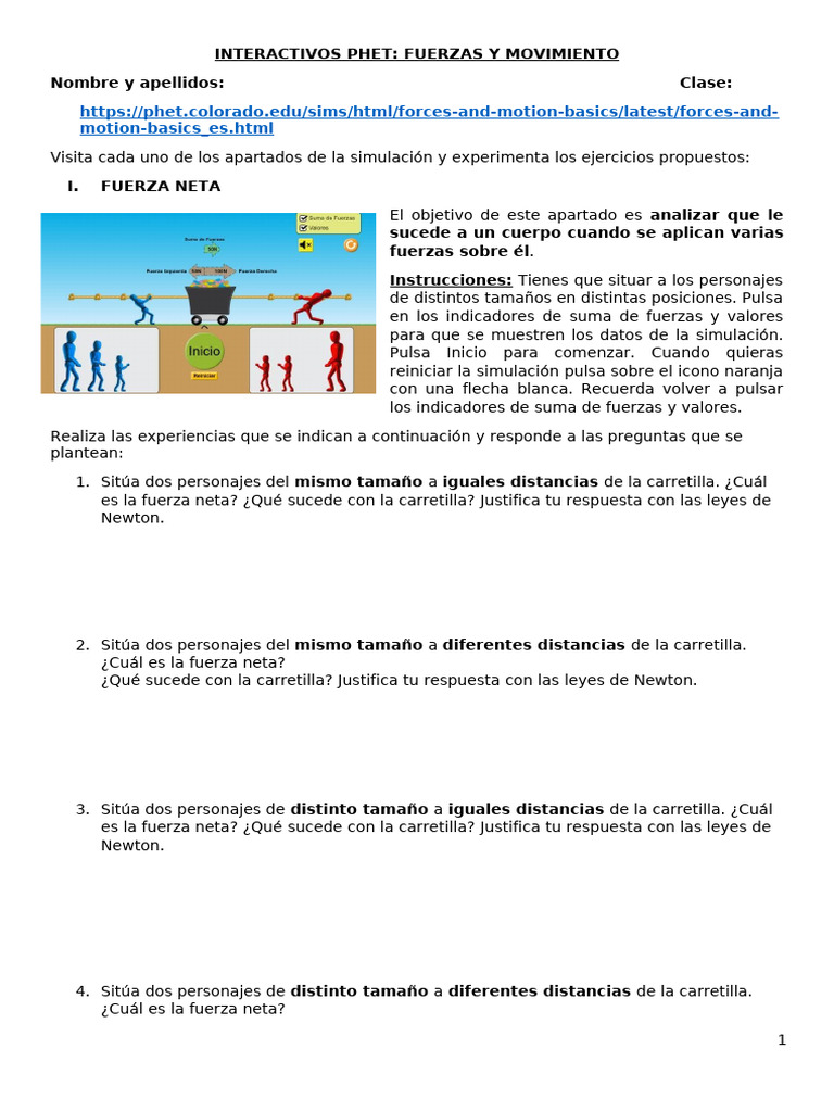 interactivos-phet_fuerzas-y-movimiento | PDF