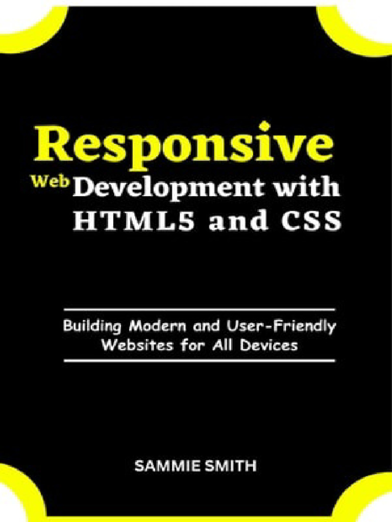 Responsive Web Development With html5 and Css Building Modern and User ... Responsive Web Development With html5 and Css Building Modern and User ...