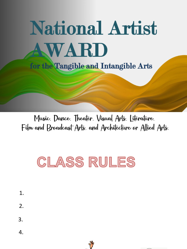 8 National Artist Award | PDF