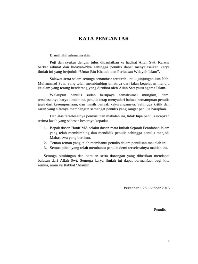 Biografi Khalifah Umar Bin Khattab Pdf