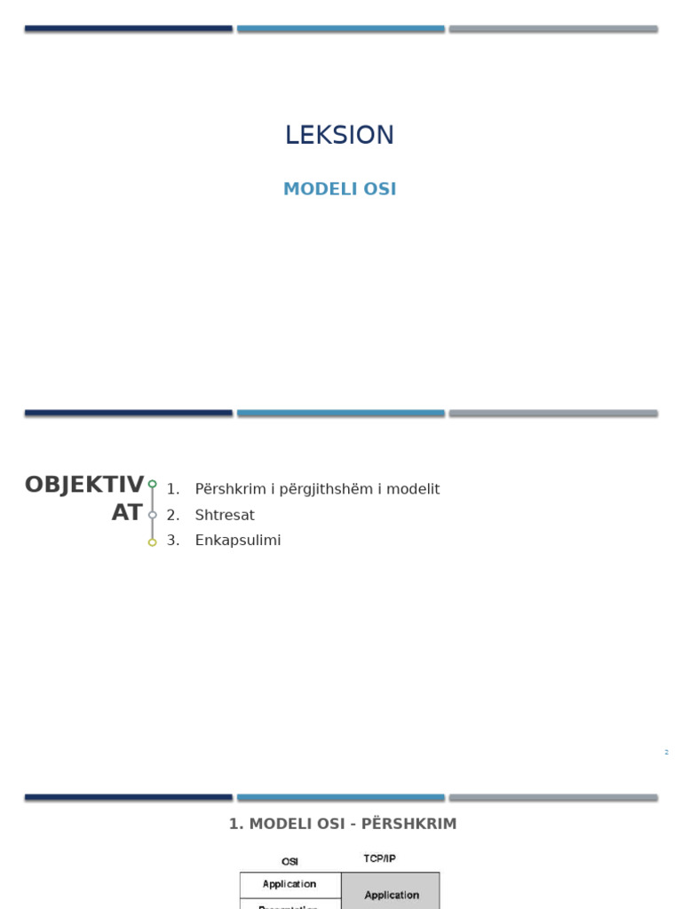 Leksion 4. Modeli OSI | PDF