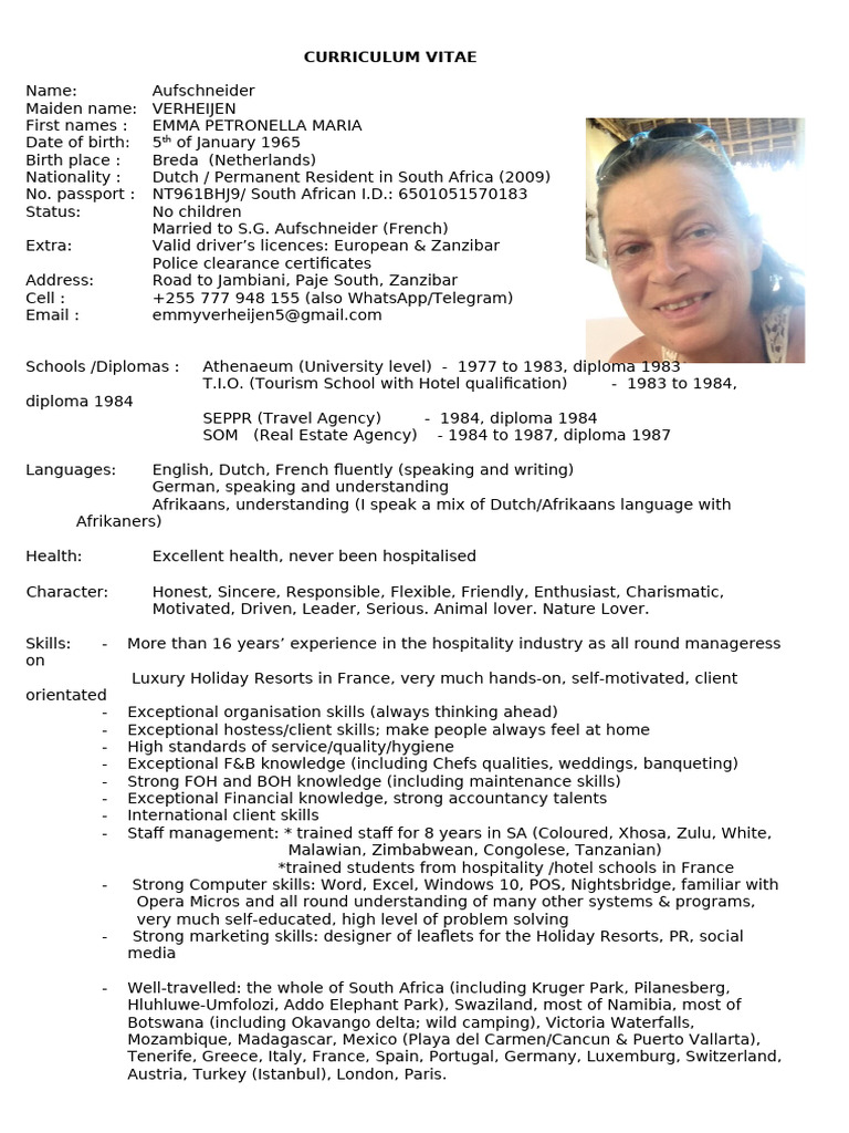 CV Emmy Newest June 2024 | PDF