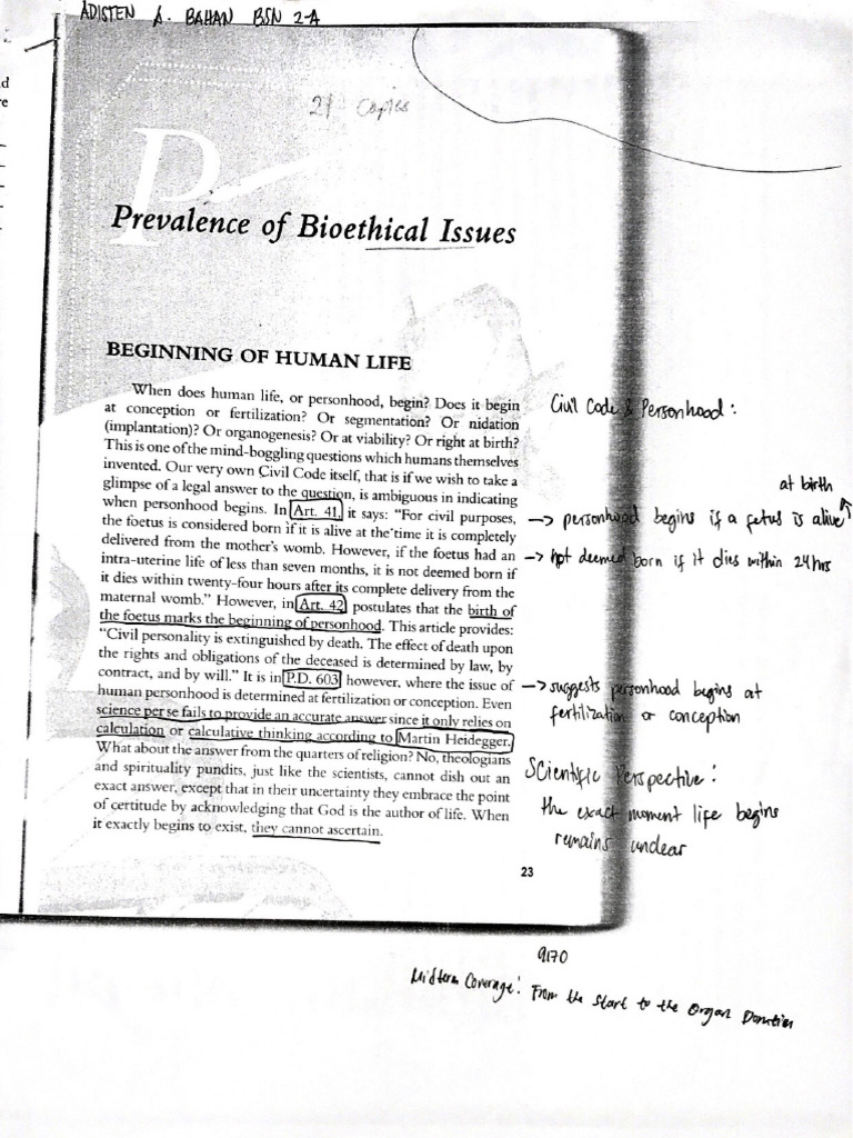 Bioethics Pdf