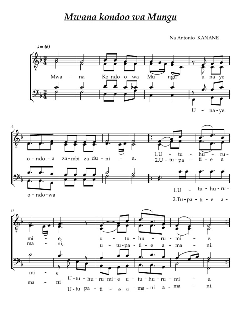 Mwana Kondoo kKANANE PDF | PDF