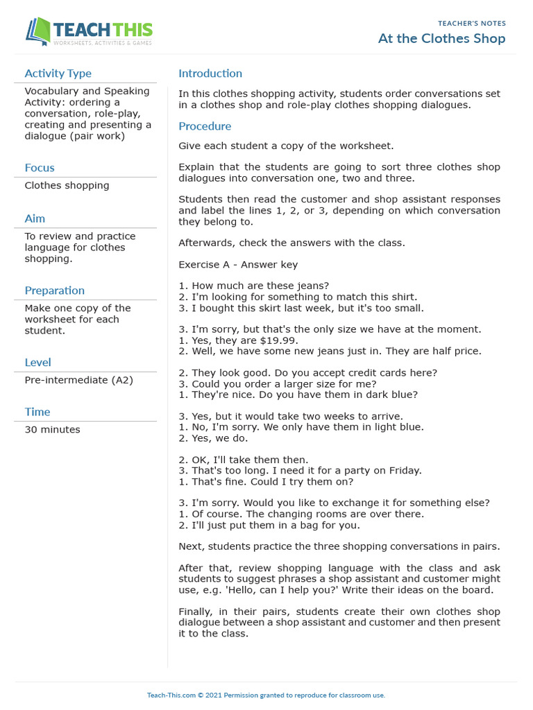 at-the-clothes-shop | PDF