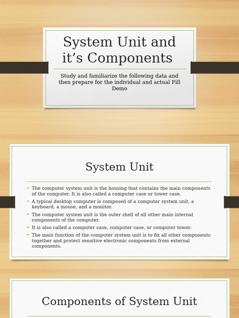 System Unit | PDF