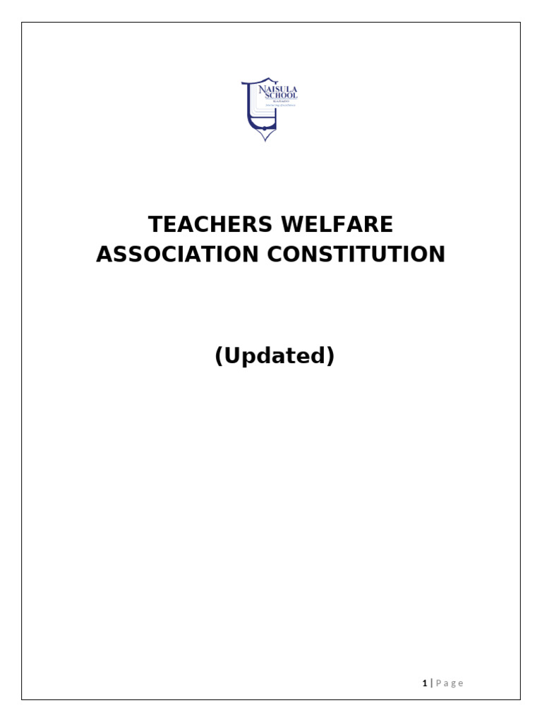 NAISULA WELFARE CONSTITUTION-updated | PDF | Dividend | Welfare