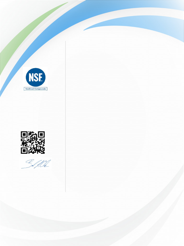 Certificate of Registration: 3D TRASAR™ 3DT426 | PDF