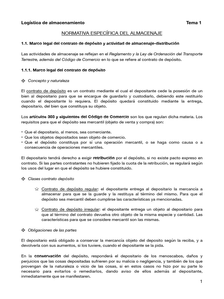 Resumen Logística Tema 1 | PDF