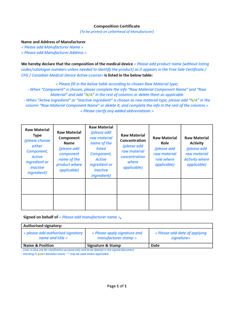 1-composition-certificate EDA | PDF