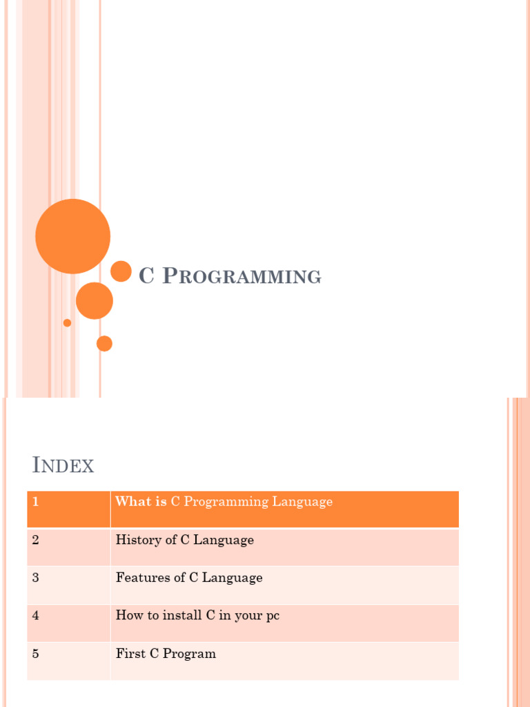 01 C Programming | PDF