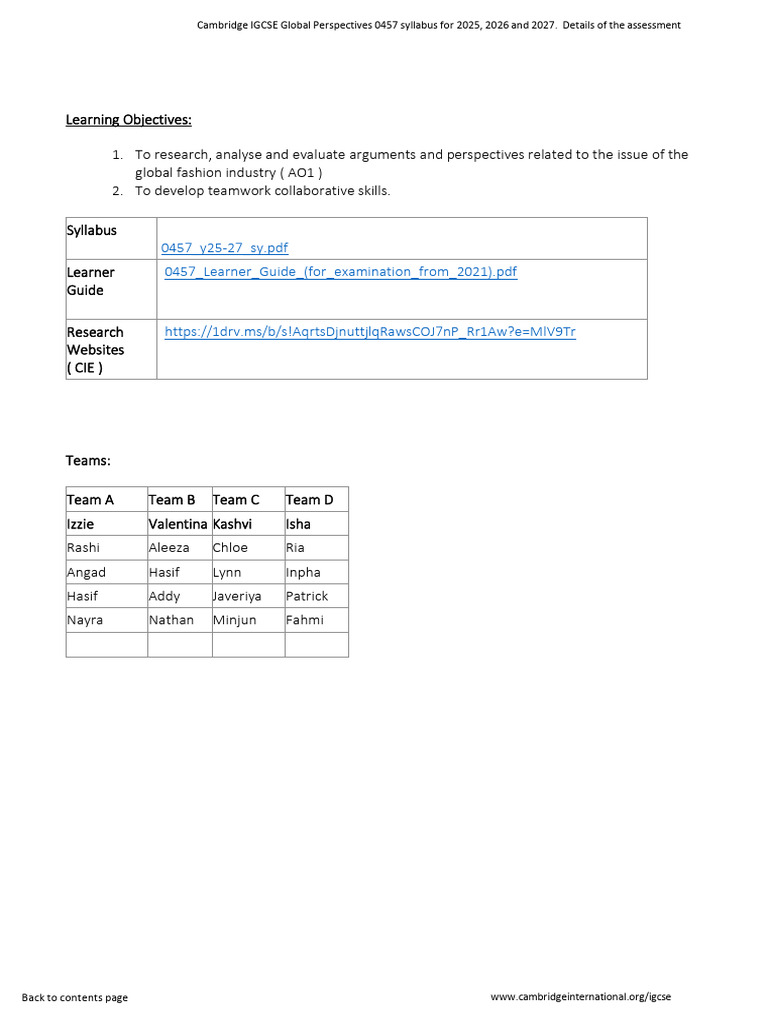 Y10 GP M25 S2 T4 W9 Inv 5 STUDENT | PDF