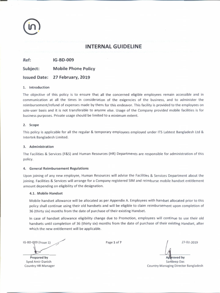 Mobile Phone Policy (1) | PDF