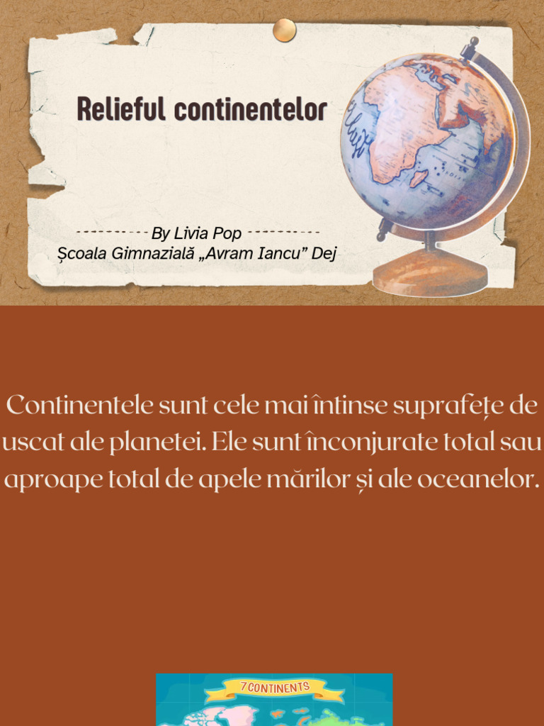 Relieful Continentelor | PDF